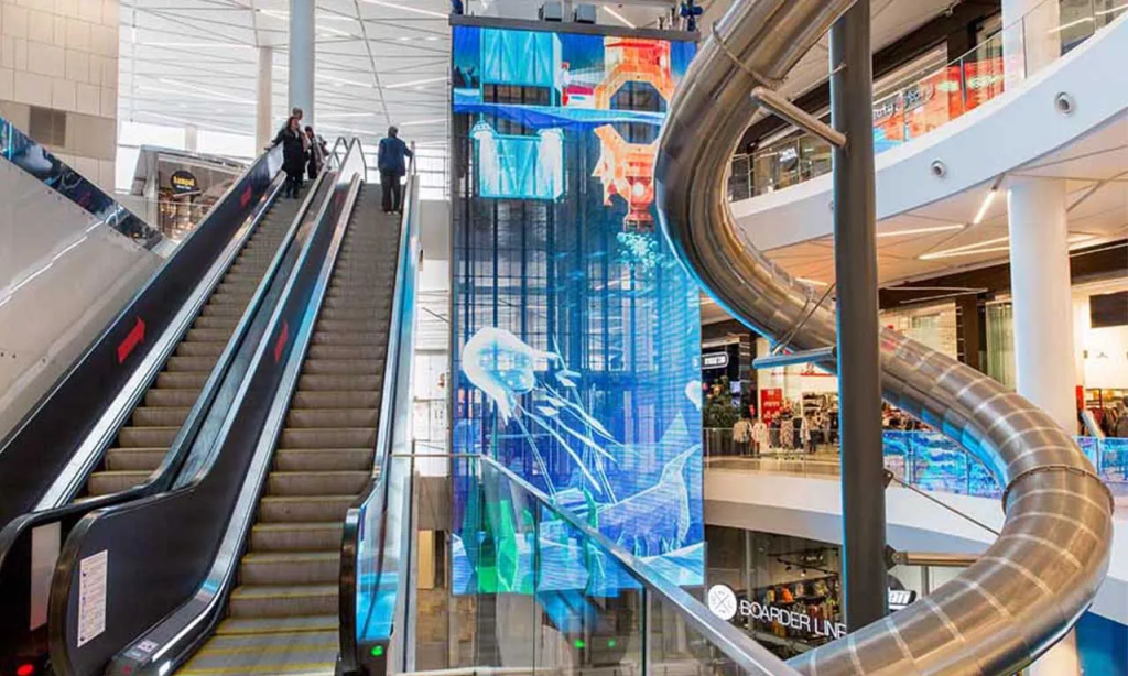 Ứng dụng của màn hình LED trong suốt - HCOM